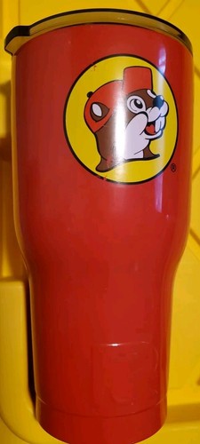 Buc-ee’s RTIC Red Tumbler 30 Oz Stainless Steel w/ Bucky Beaver EUC | eBay