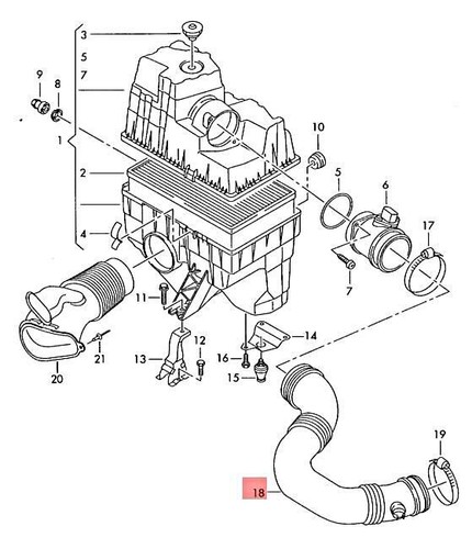 Genuine VW Transporter 7HA 7HB 7HC 7HF 7HH 7HJ 7HM Connecting Pipe ...