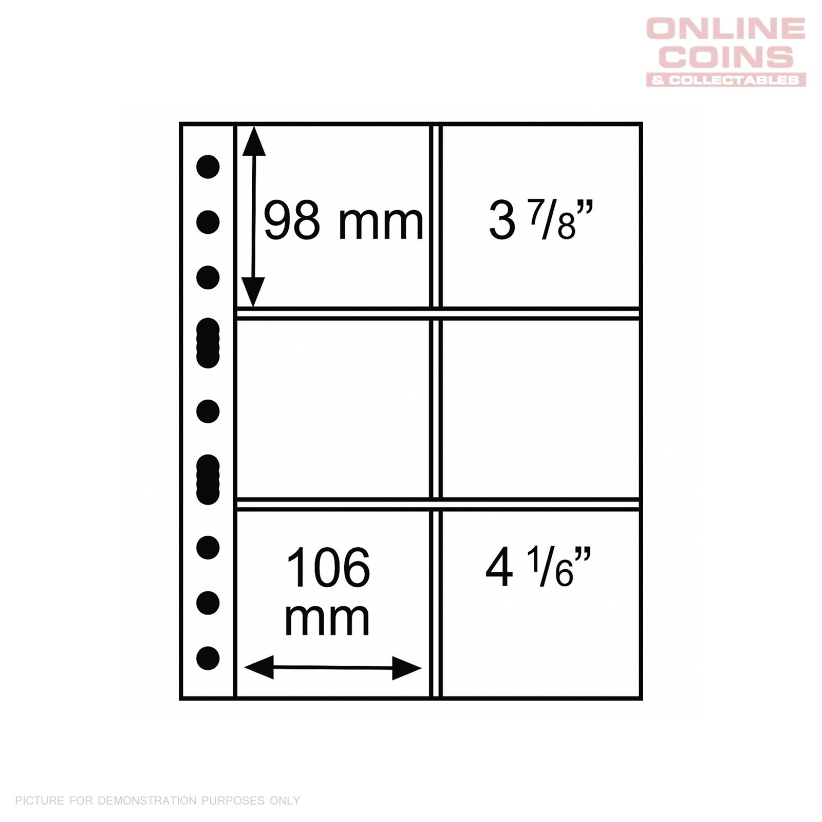 Lighthouse Grande 3-2C Clear Pocket Pages - Packet of 5 | eBay