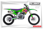 2019 2020 2021 22 KAWASAKI KXF 450 GRAPHICS KIT KX450F KX F 450F RETRO ...