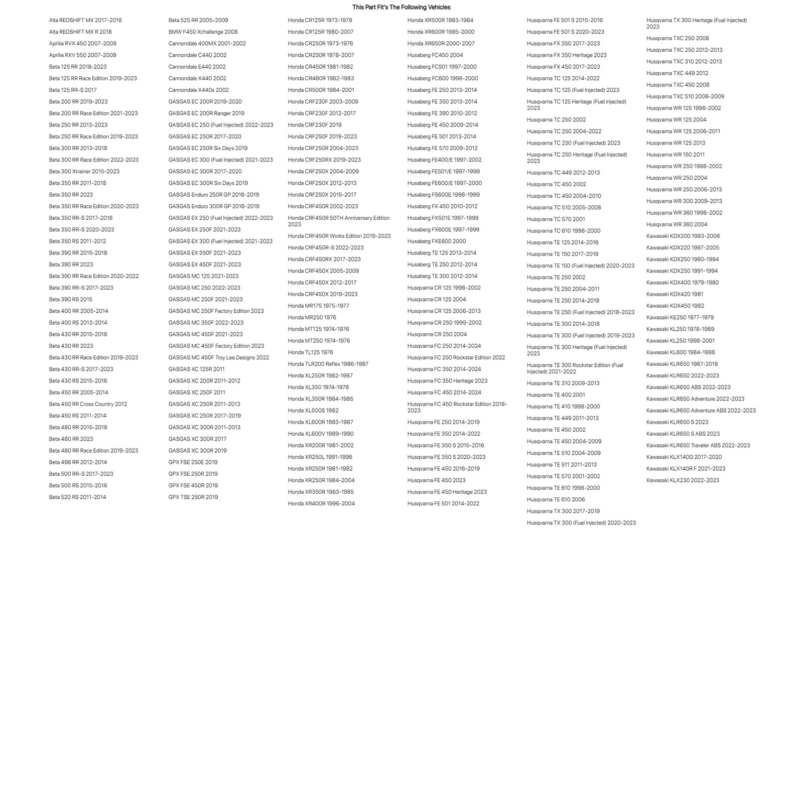 Kenda K270 Dual Sport Front Tire 3.25-21 (57P) Tube Type For HUSQVARNA ...