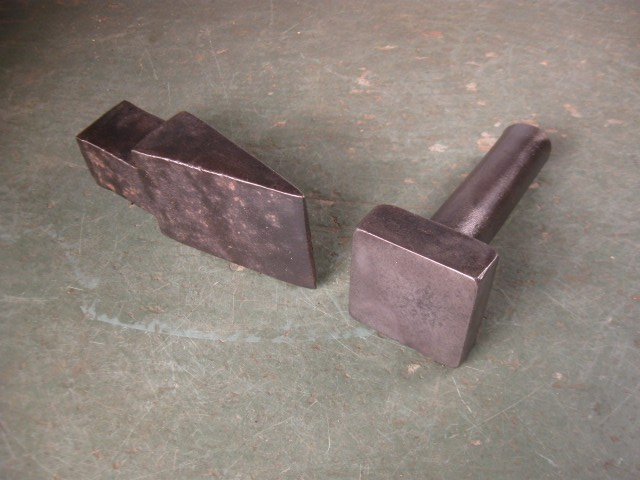 OLD USED VINTAGE TOOLS BLACKSMITHING HARDIES PAIR TWO TYPES | eBay