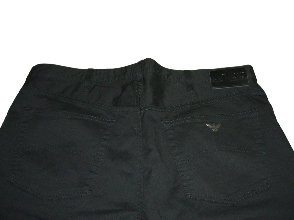 Armani Jeans J21 NEW Regular Fit Straight Denim W36 L30 Black Mens ...