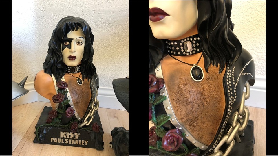 KISS DESTROYER Busts Spencer Gifts Set Of 4 Ace Gene Paul Peter Mint ...