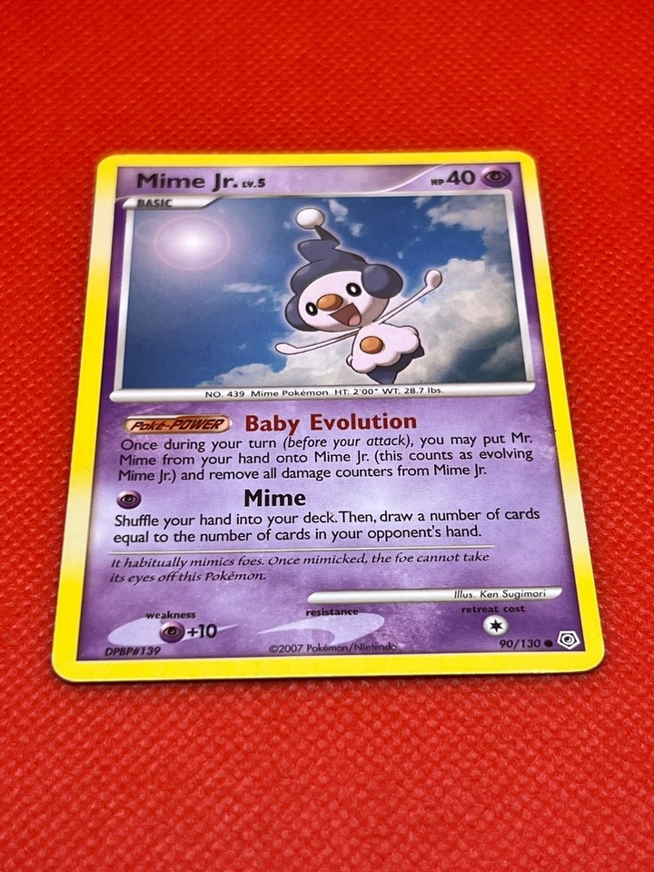 Pokémon Tcg Mime Jr. 90/130 Diamond and Pearl Non Holo | eBay
