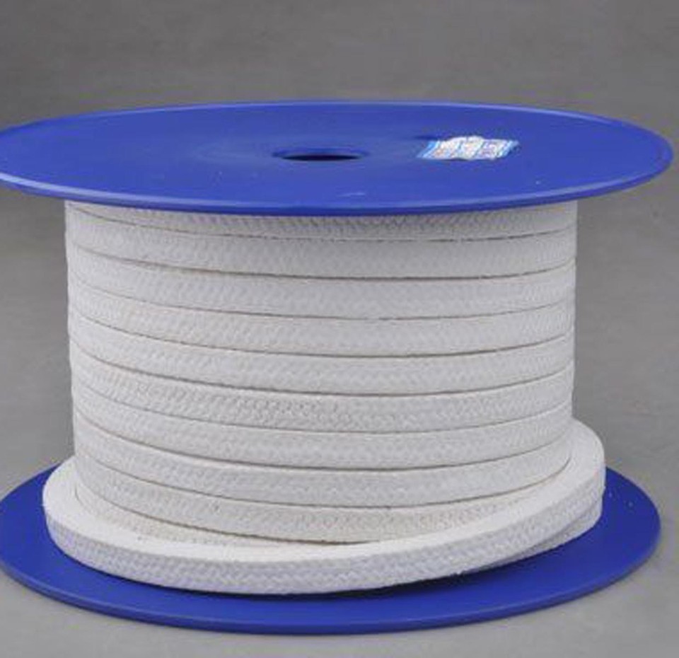 8x8x2000mm Polytetrafluoroethylene PTFE Square Braided Rope Gasket ...