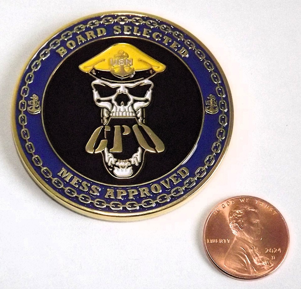 Challenge Coin - US Navy - CPO - 116 Years of Tradition - 2009 ...