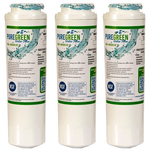 Pure Green Water Filter PG-8001 NSF Certified Maytag UKF8001 UKF8001A 3 ...