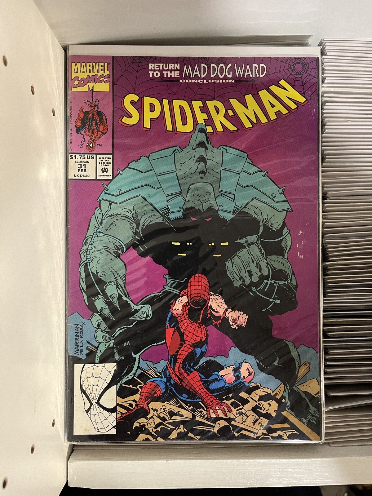 Spiderman #31 RETURN to the MAD DOG WARD Conclusion 1992 1st print ...