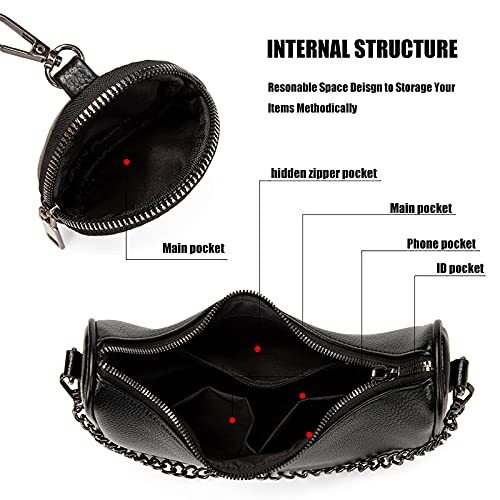 Crossbody Handbags for Women with Coin Purse Pouch, Soft Leather ...