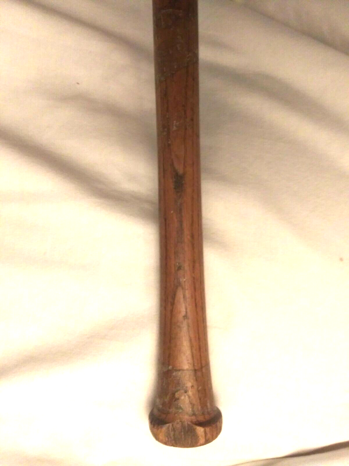Antique Vintage Baseball Bat Hand Turn Rare 33" 34 oz. Unique Handle No ...
