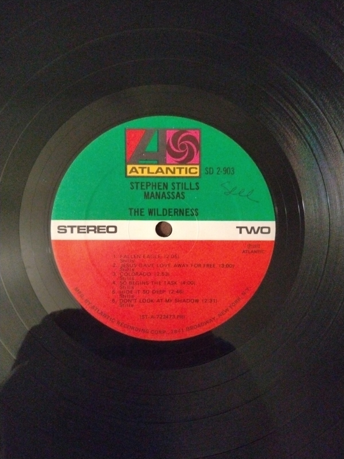 STEVEN STILLS~Manassas~With Lyric Poster! 2x LP (1972) Atlantic OG ...