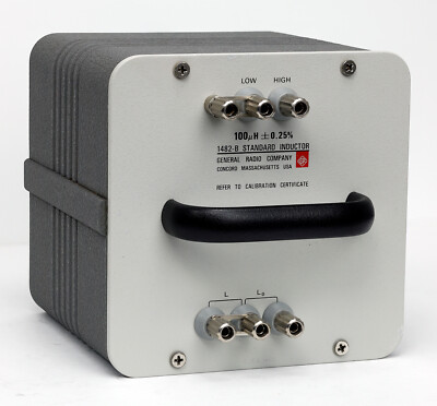 GR General Radio, GenRad IET Labs 1482-B Standard Inductor 100 µH 1482B ...