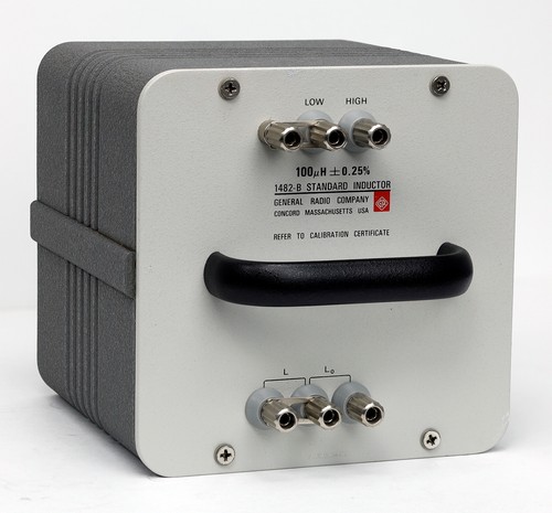 GR General Radio, GenRad IET Labs 1482-B Standard Inductor 100 µH 1482B ...