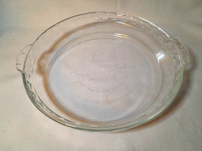 Vintage PYREX 9" Pie Plate 75th Anniversary 1915-1990 229-A w/Fluted ...