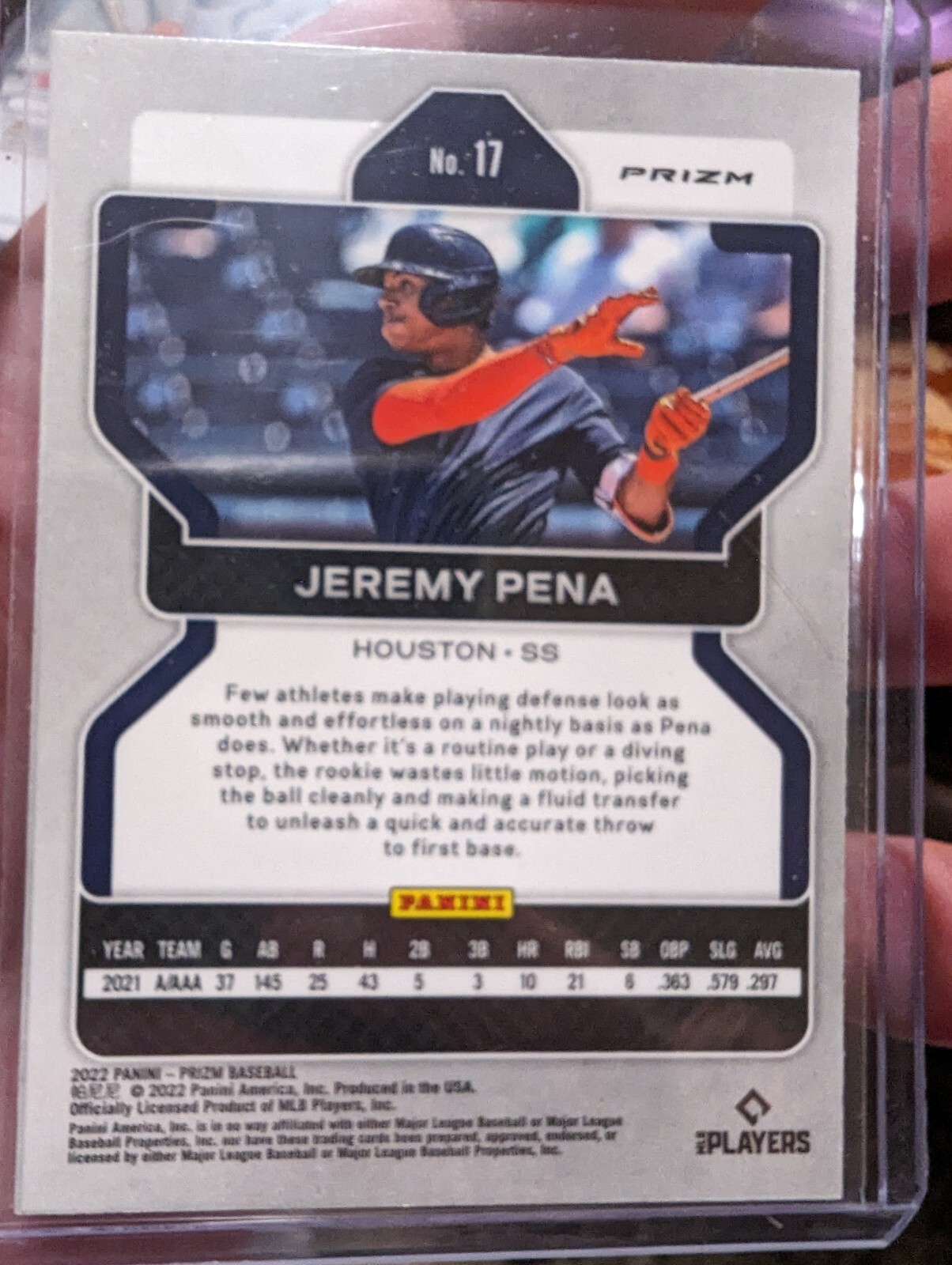 2022 Panini Prizm White Wave Jeremy Pena Rookie Card Houston Astros RC ...