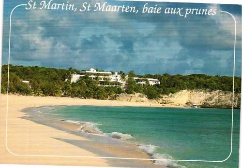 St. Martin St. Maarten Baie Aux Prunes Postcard | eBay