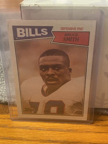 BRUCE SMITH_1987 TOPPS NFL FOOTBALL CARD_BUFFALO BILLS_#369 | eBay