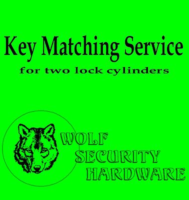 Key Matching Service Purchase After Pre Approval In Conjunction W/Lock ...