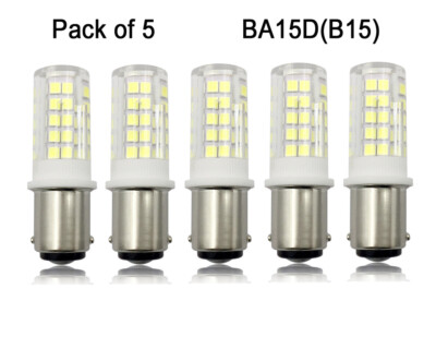 5pcs Ba15d B15D Bayonet Led Bulb 45/64-2835SMD 5W 220V Ceramics Light ...