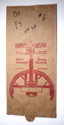 Vintage Paper Sack Bag - BURWELL-MORGAN MILL, MILLWOOD, VIRGINIA. 2007 ...
