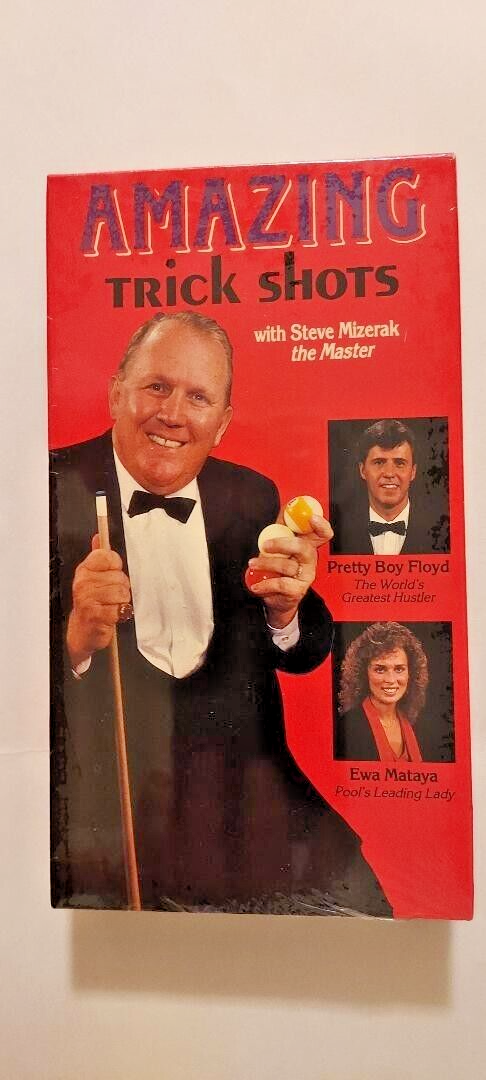 Amazing Trick Shots * Steve Mizerak * Pretty Boy Floyd * VHS * Brand ...