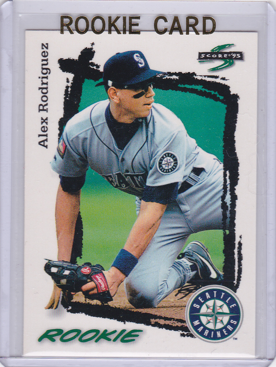 ALEX RODRIGUEZ Score AROD ROOKIE CARD Baseball RC Seattle Mariners NY ...