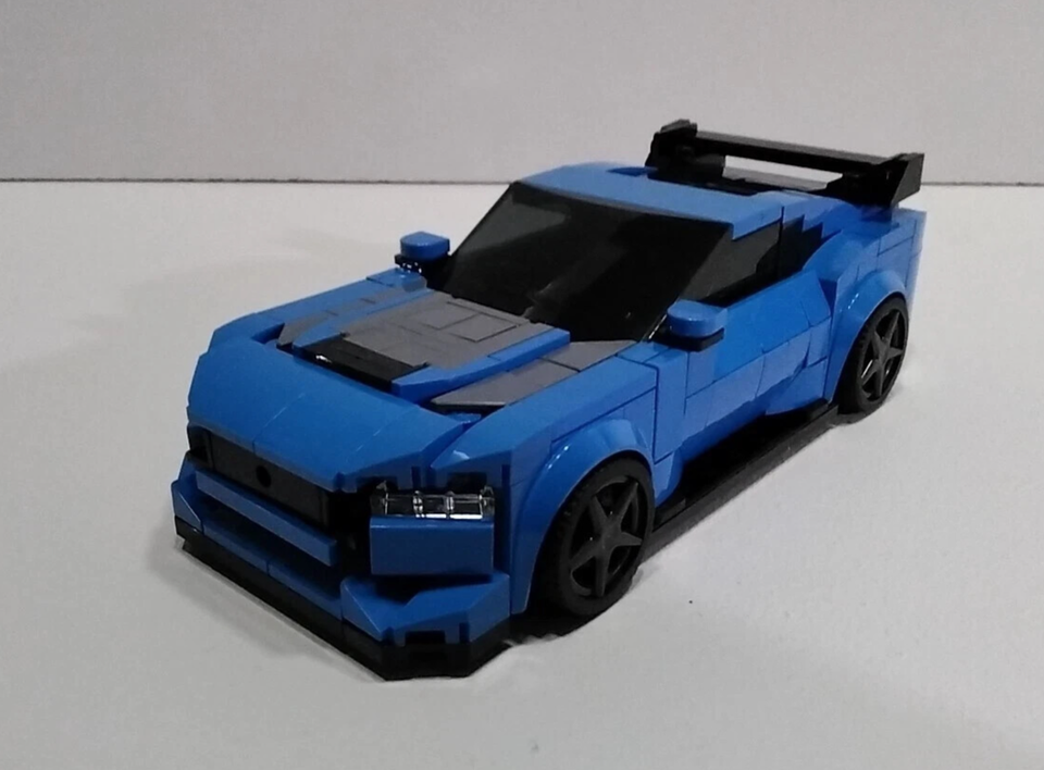 LEGO 76920 Speed Champions Ford Mustang Dark Horse & Custom Black Ford ...