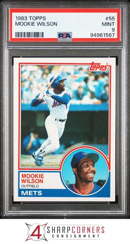 1983 TOPPS #55 MOOKIE WILSON METS PSA 9 B4116464-567 | eBay