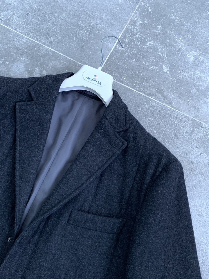 Men's HACKETT Quilted WINTER Sport Tweed Wool Blazer Jacket Coat EU 54 ...
