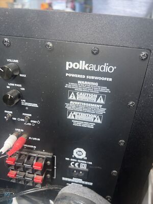 Polk Audio PSW111 8" High Performance Powered Subwoofer (Black ...