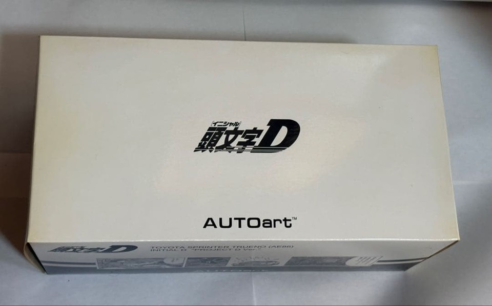 Auto Art Initial D Sprinter Trueno AE86 Project D Ver. Diecast Car New ...
