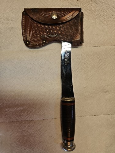 Vintage Case Tested XX Hatchet With Orig Leather Sheath Very Nice ...