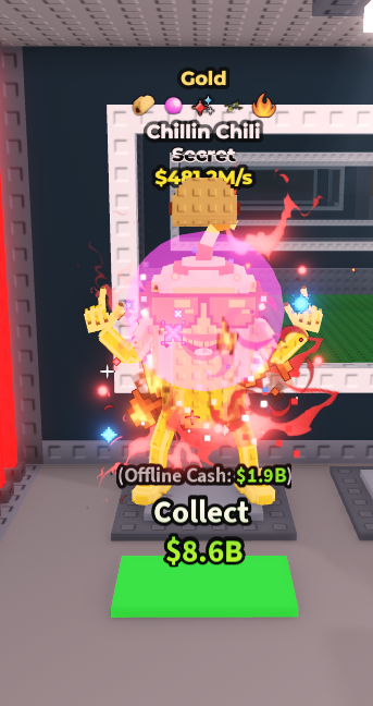 CHEAPEST Gold Chillin Chili 481.2M/s Roblox Steal a Brainrot | eBay