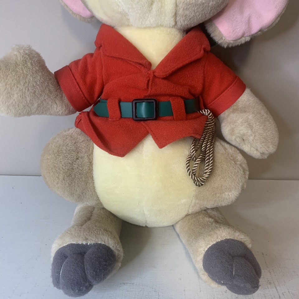 VTG Disney Rescuers Down Under Jake Kangaroo Plush 13" Stuffed Mouse ...