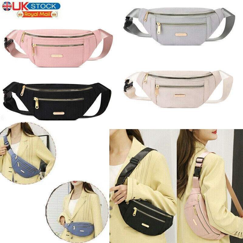 UK Women Ladies Bum Bag Waist Fanny Pack Travel Holiday Wallet Money ...