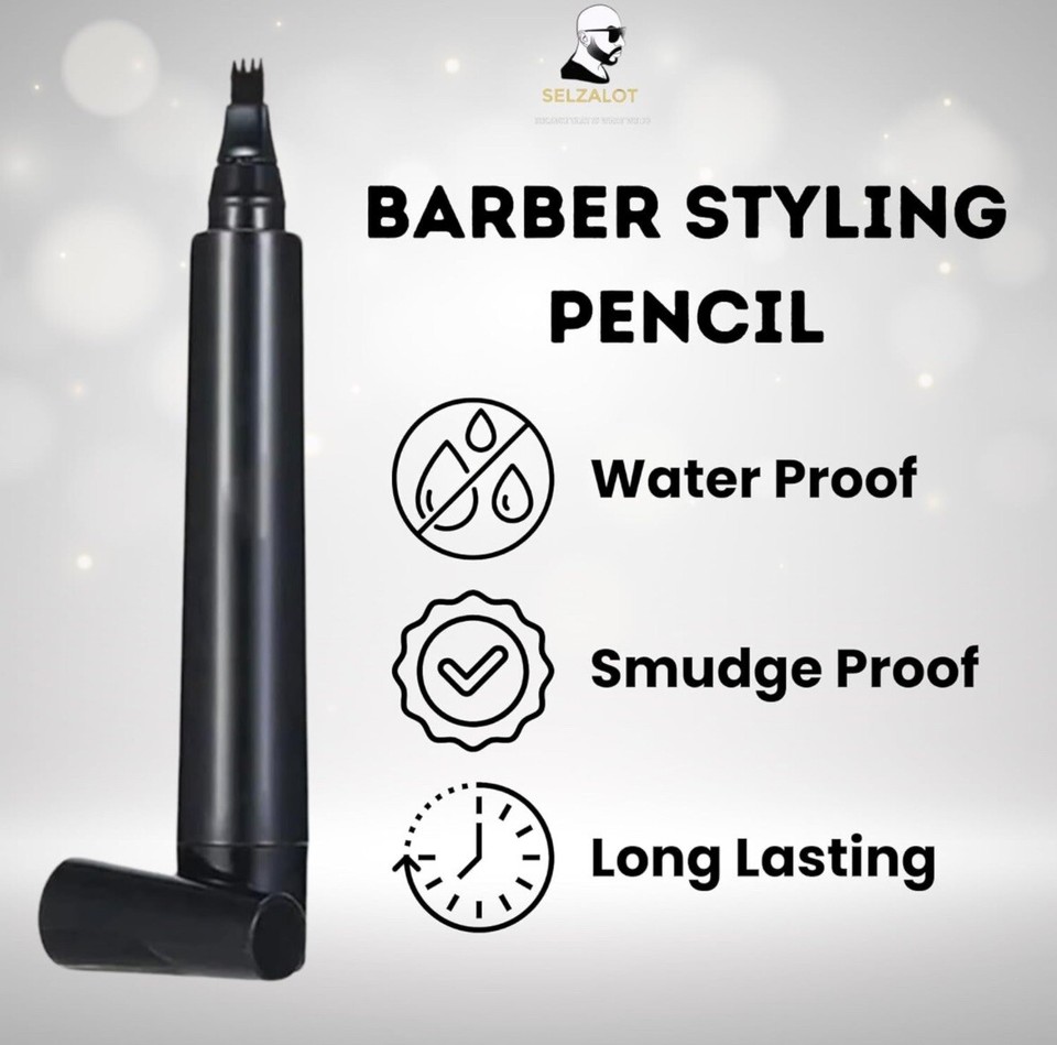 Beard Filler Pen kit Black Beard Pen with Brush Waterproof and Sweat ...