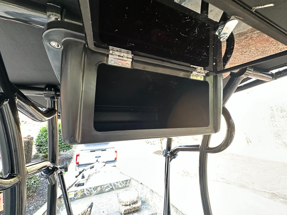 T-Top Electronics Storage Box BLACK center console boats marine clamps ...
