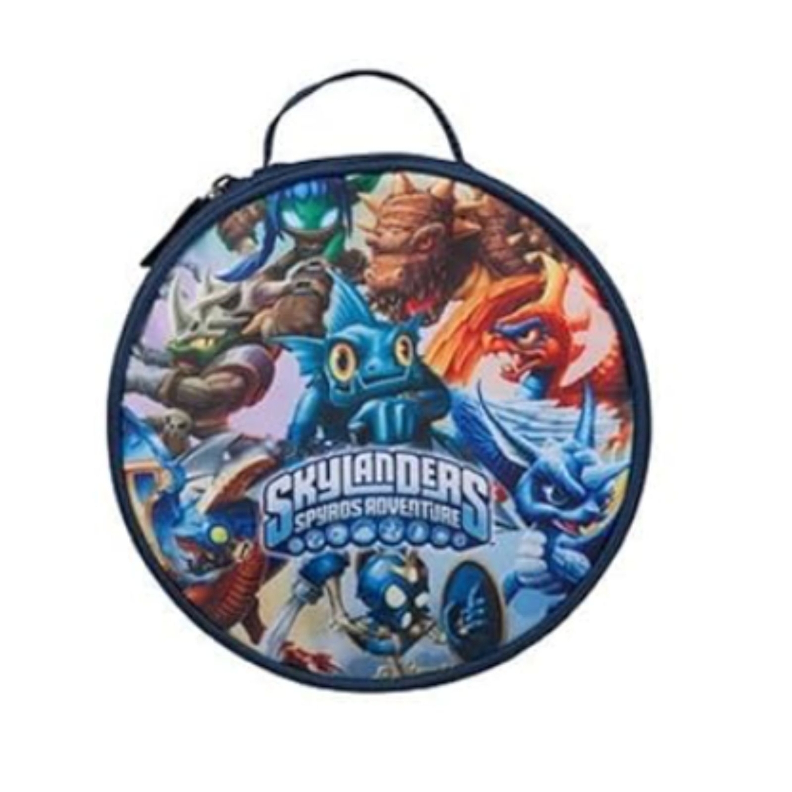 Skylanders Spyro's Adventure Round Zip Storage Case Carrying Bag by ...