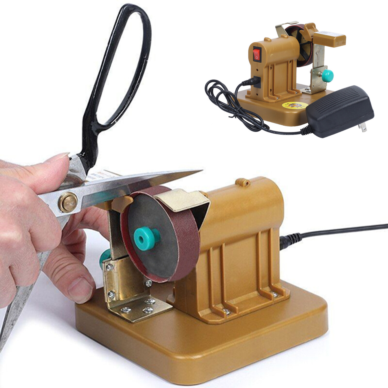 Professional Scissors Sharpener Fixed Angle Angle Tool With 400-1000 ...