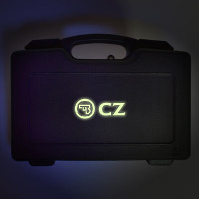 CZ Firearms Vinyl Decal Sticker for Gun Case, 3", White / Glow In The ...