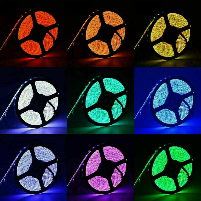 RGB Color Changing Led Strip Lights Smart App Controlled With Remote UK ...