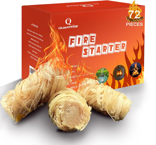 Fire Starter-Pack of 72 Charcoal Fire Starters for Grills, Campfires, Fire Pits, | eBay