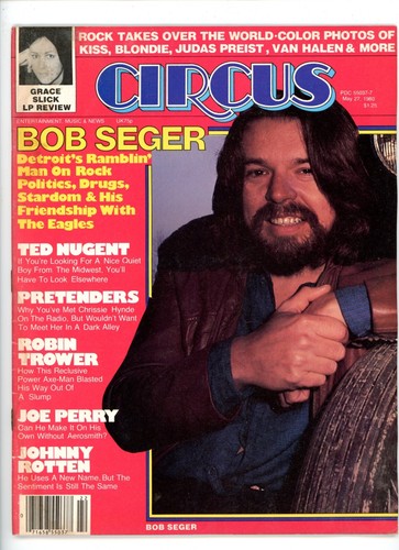 CIRCUS Magazine May 1980 Bob Seger Ted Nugent Joe Perry Kiss Blondie ...