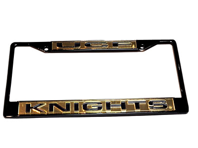 UCF Knights Black Deluxe Acrylic Insert License Plate Frame Ship NOW | eBay