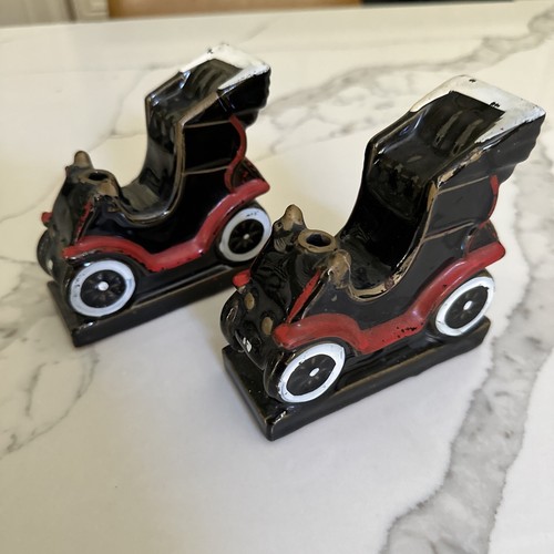 Vintage 1901 Ford Automobile Car Ceramic Bookends Pen Holder Japan | eBay