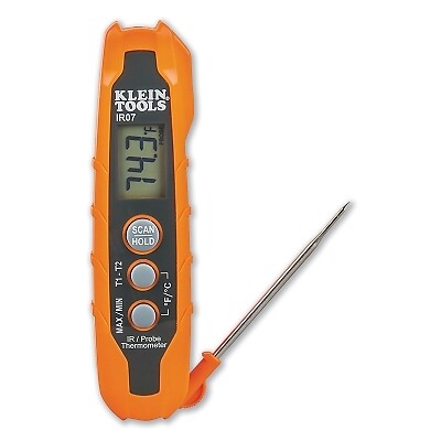 Klein Tools IR07 Dual IR/Probe Thermometer | eBay