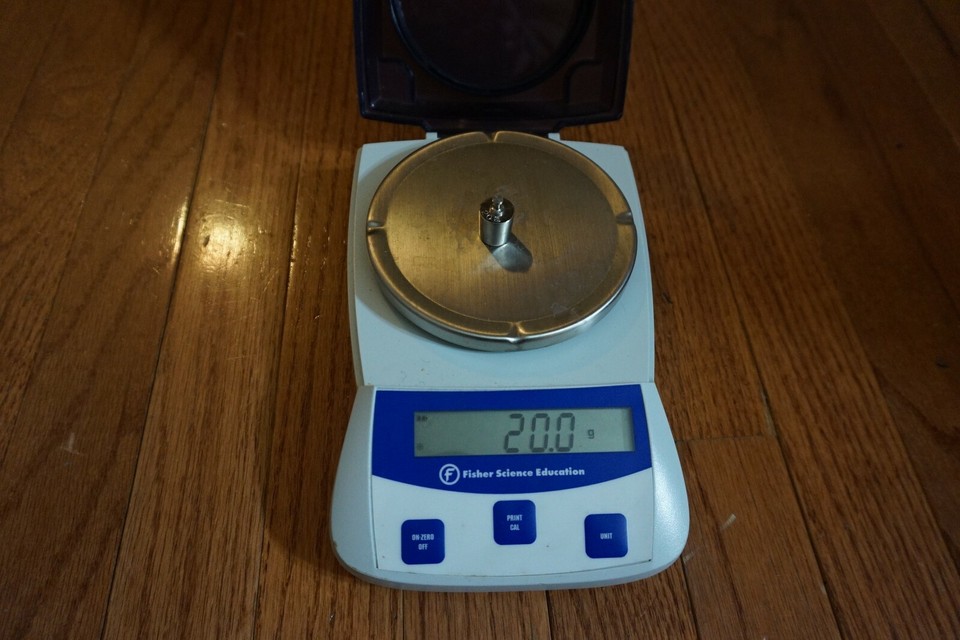 Fisher digital lab scale balance analytical SLF501 portable 500g 100 mg ...