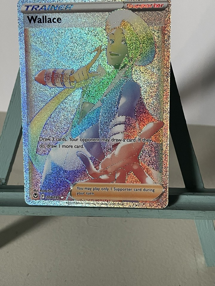 Pokémon TCG Silver Tempest Full Art Trainer Wallace #208/195 | eBay
