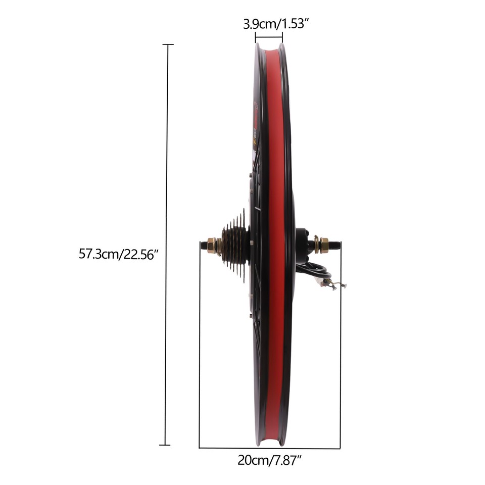 Electric Bicycle Conversion Kit 72v 2000w Rear Wheel E-bike Conversion ...